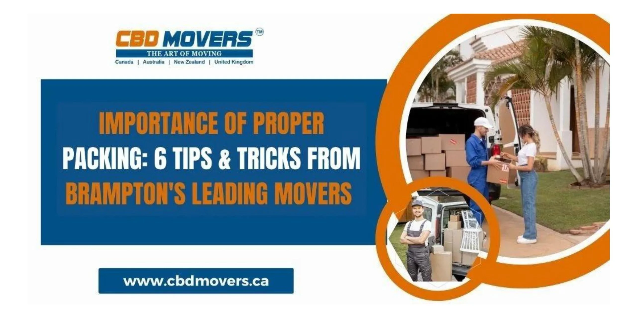 Importance of Proper Packing: Tips & Tricks from Brampton's Leading Movers